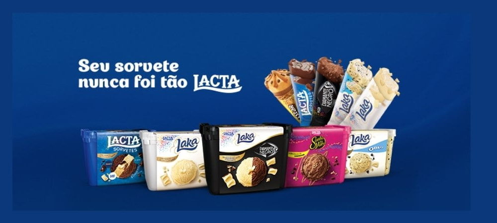Lacta lança sorvetes com recheio cremoso e pedaços de chocolate ...