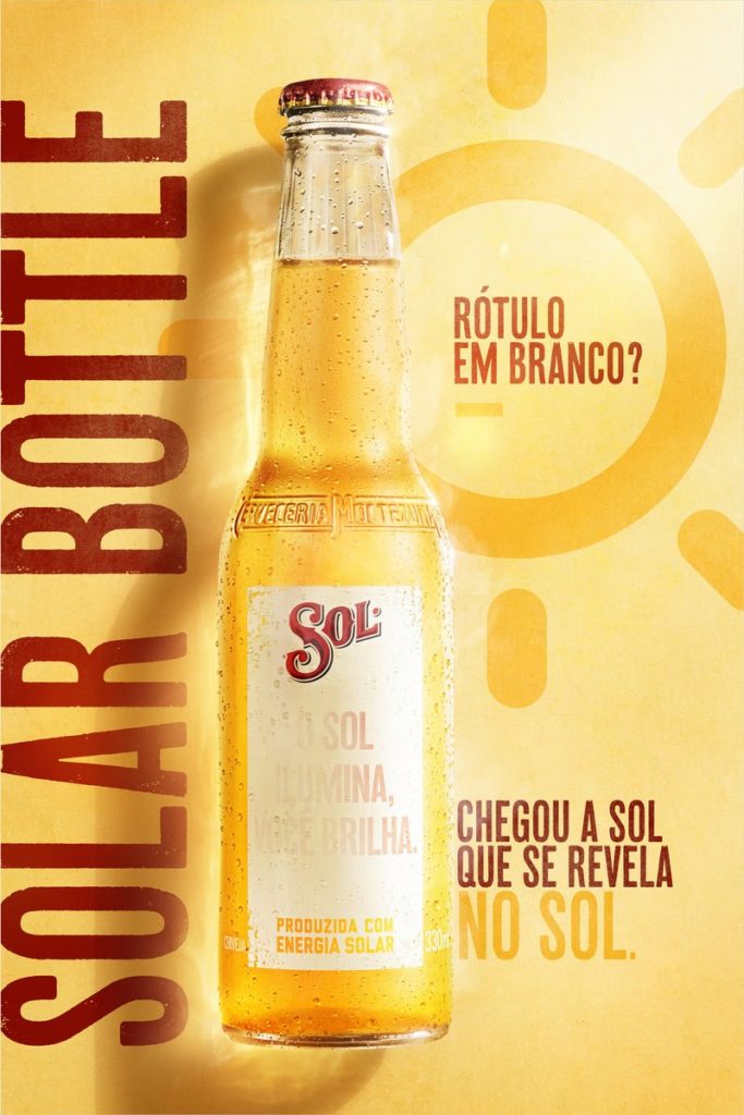 Com tecnologia fotossensível, cerveja Sol lança Solar Bottle – Revista ...