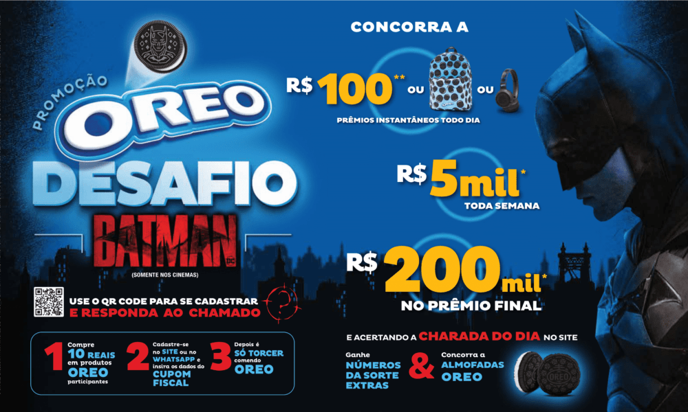 Oreo lança edição especial inspirada no filme “The Batman” – Revista ...