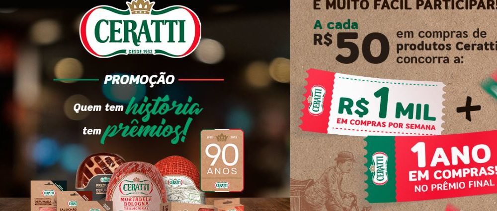 Ceratti lança promoção para celebrar seus 90 anos de história – Revista ...