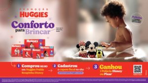 Huggies lança promoção “Compre e Ganhe” com pelúcias Disney e Pixar ...