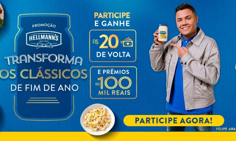 Promoção de Hellmann’s tem cashback e sorteios de R$ 100 mil – Revista ...