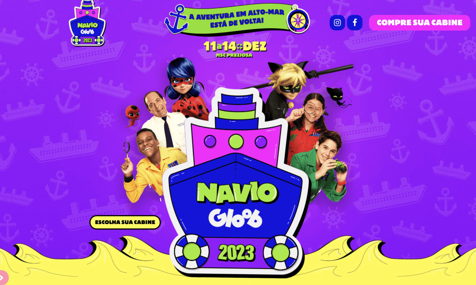 Gloob e PromoAção anunciam segunda edição do Navio Gloob – Revista Live ...