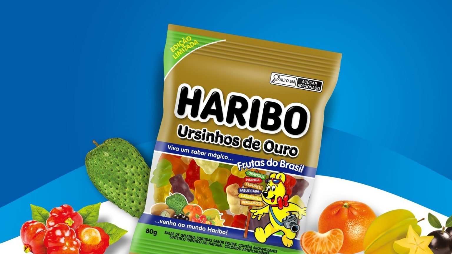Haribo lança bala de gelatina com sabor de frutas brasileiras – Revista ...