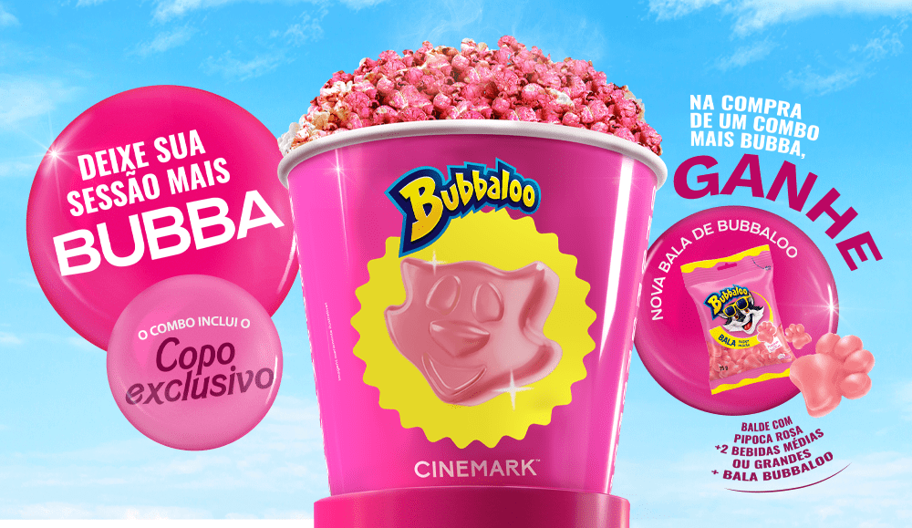 Cinemark e Bubbaloo lançam combo com pipoca rosa – Revista Live Marketing