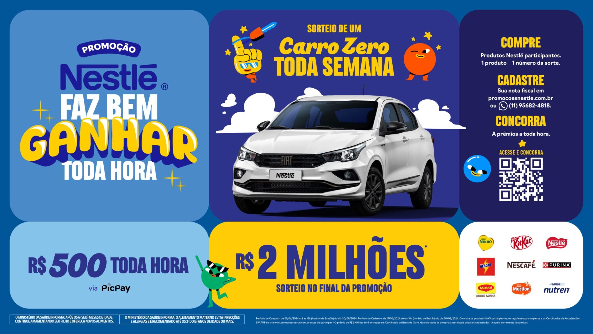 Nestlé lança promoção com prêmios de hora em hora e ação de compre e ...