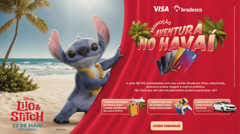 Bradesco e Visa lançam a Promoção Aventura no Havaí, inspirada no filme ...
